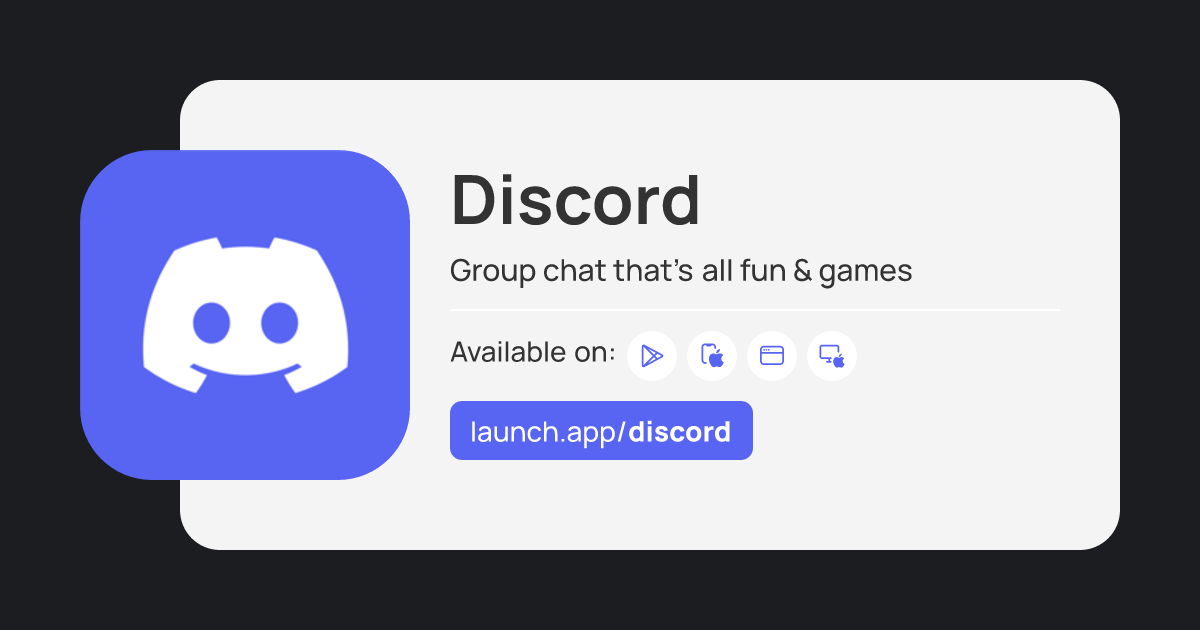 Launch Discord