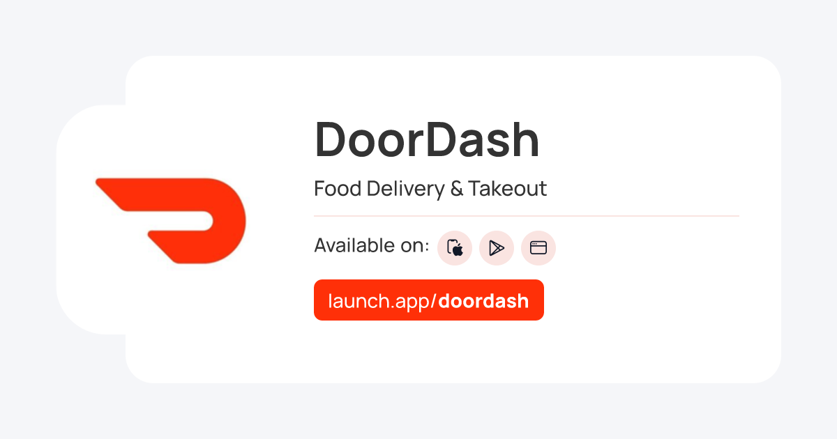 Launch DoorDash