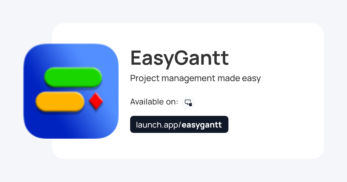 Launch EasyGantt