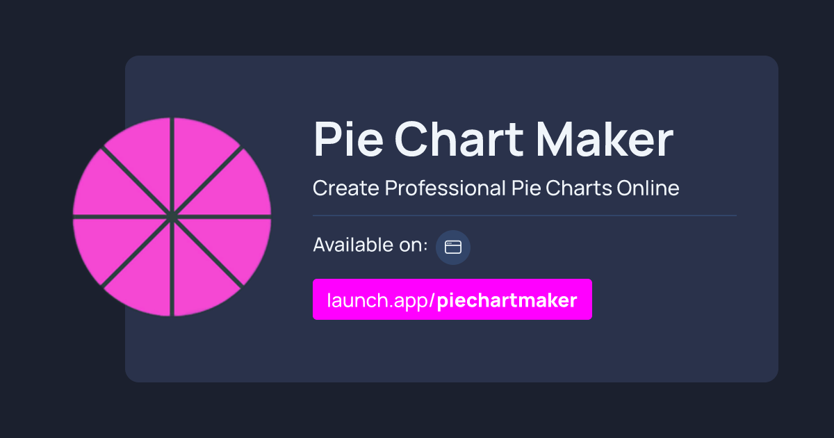Launch Pie Chart Maker