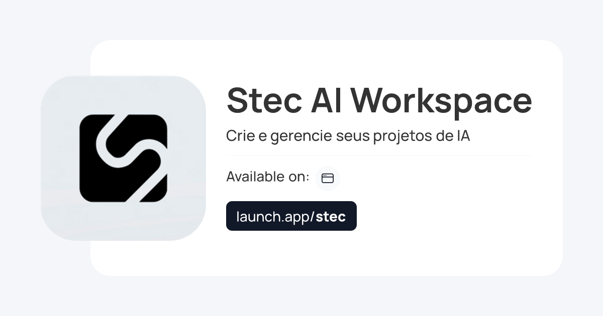 Launch Stec AI Workspace