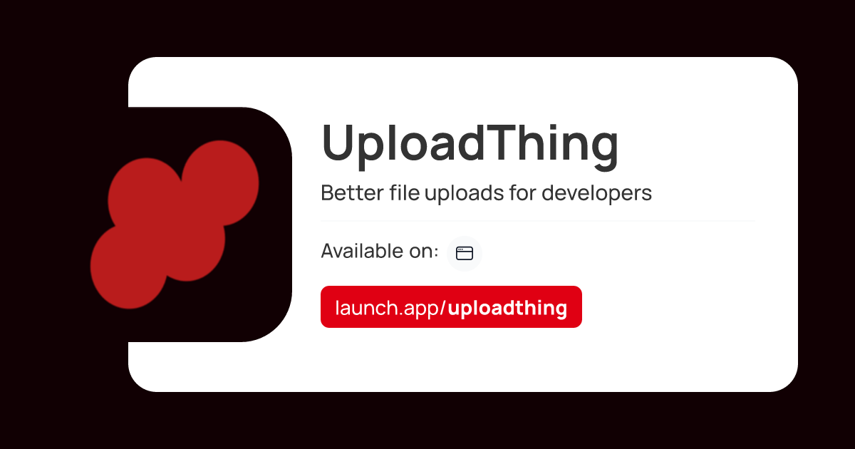 Launch UploadThing